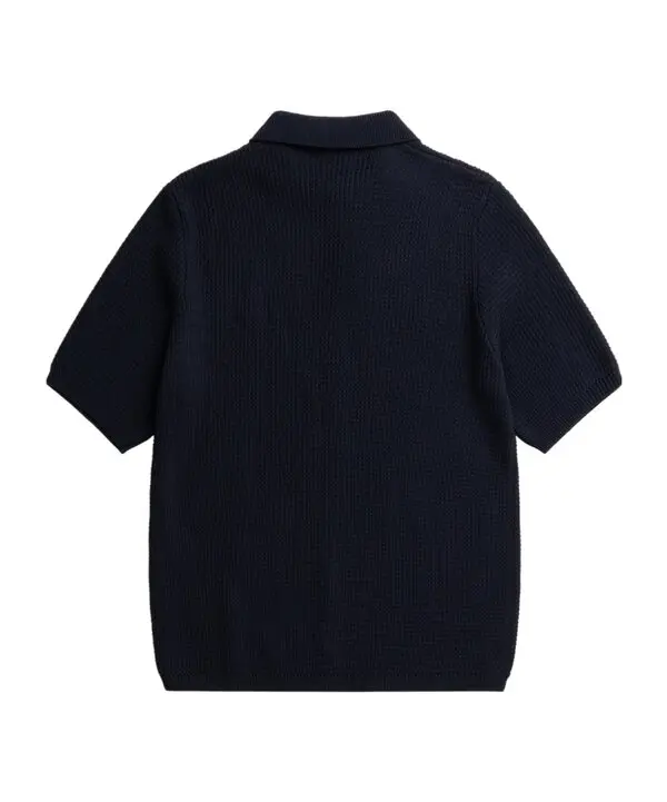 Norse Projects Waffle-knit Polo Shirt