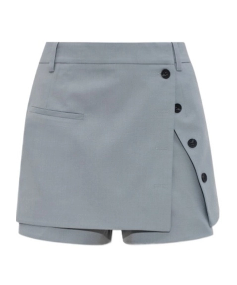 IRO PARIS Belt Loop Shorts - Gray
