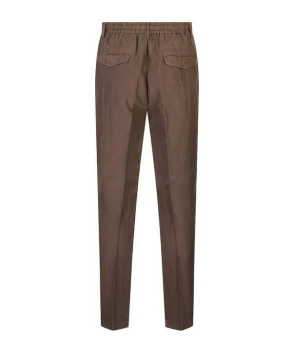 Peserico Drawstring Waist Pleated Trousers