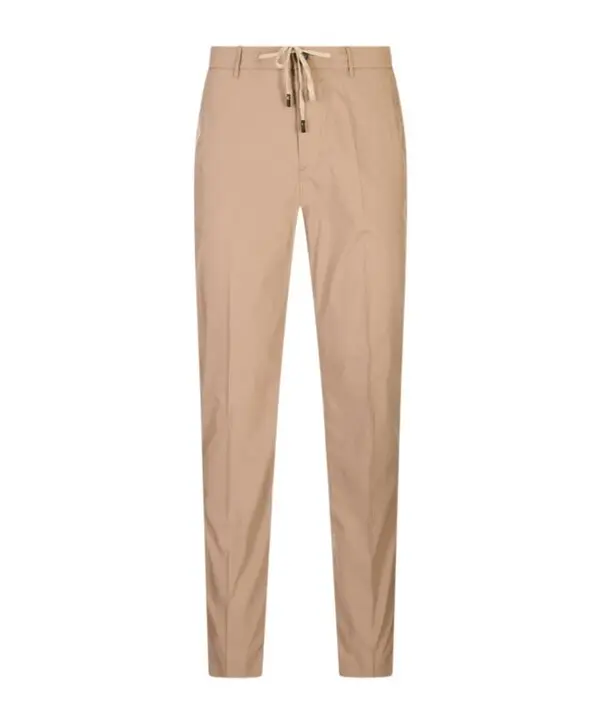 Peserico Drawstring Poplin Track Trousers - Nude