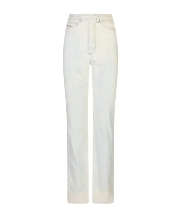 DIESEL® Straight Leg Jeans - White