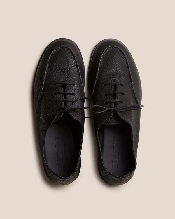 Hereu Juliol Moccasin Lace-up Shoes - Black