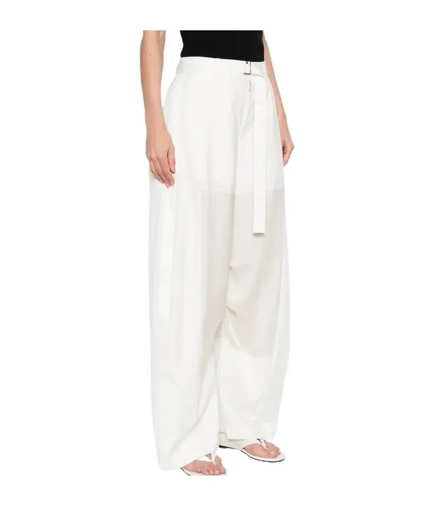 Sacai Belted Wide Leg Pants