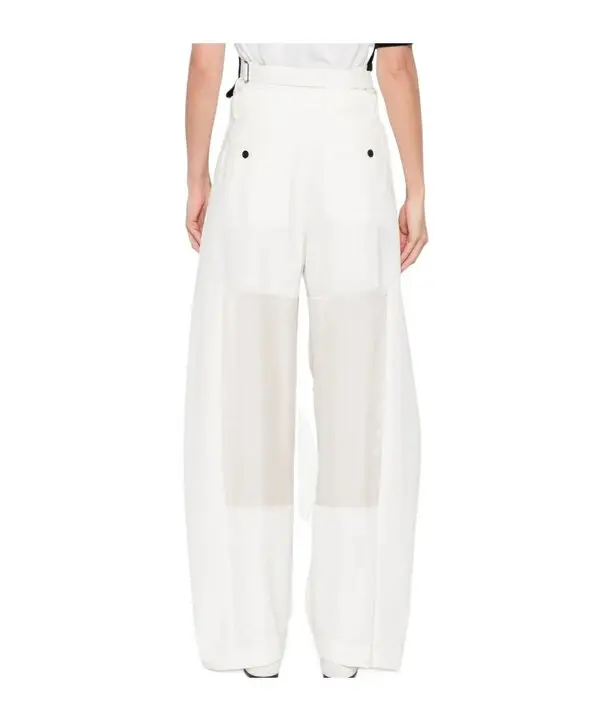 Sacai Belted Wide Leg Pants