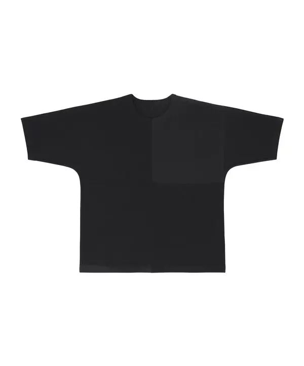 Issey Miyake Creased T-shirt - Black