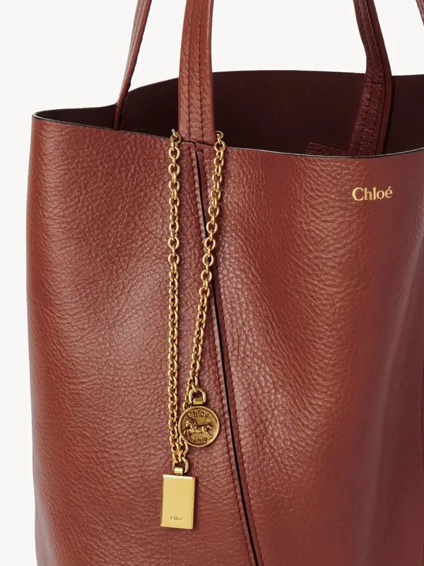 Chloé Ring Detail Shoulder Bag - Blush Brown