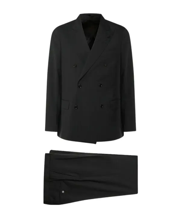 LARDINI Double-breasted Suit - Grey