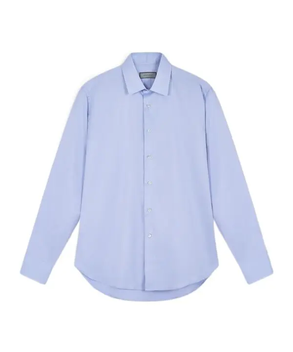 Canali Long-sleeved Shirt - Medium Blue
