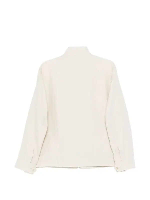 LARDINI Zip Linen Jacket