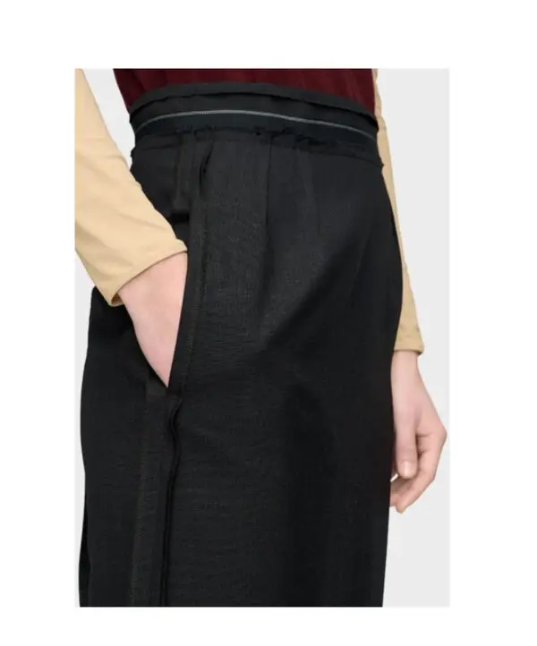 MAISON MARGIELA Pleated Midi Skirt