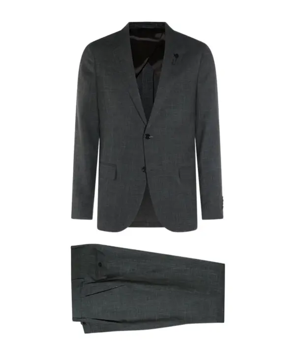 LARDINI Slim Fit Suit - Grey