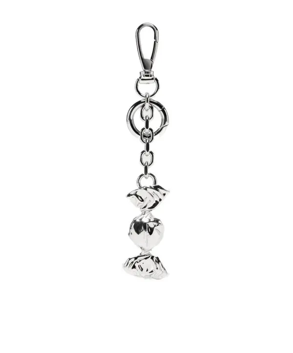 MAISON MARGIELA Candy Charm Chain Keyring - Silver