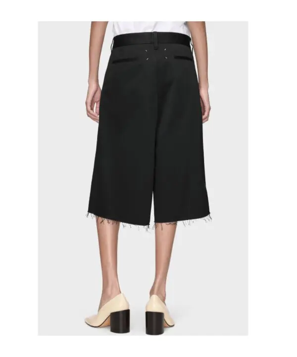 MAISON MARGIELA Raw Hem Bermuda Shorts