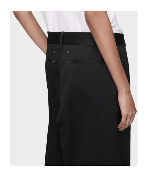 MAISON MARGIELA Raw Hem Bermuda Shorts