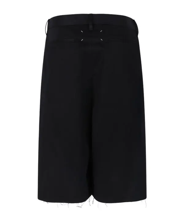 MAISON MARGIELA Raw Hem Bermuda Shorts