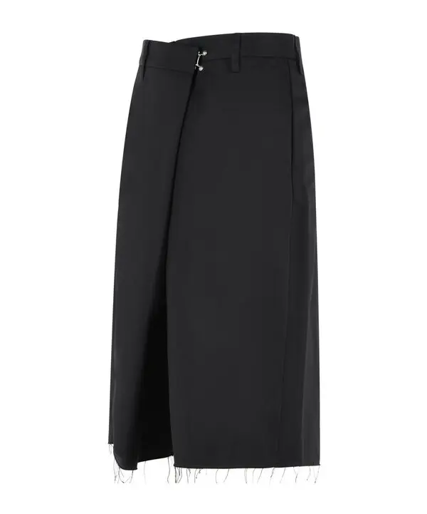 MAISON MARGIELA Raw Hem Bermuda Shorts