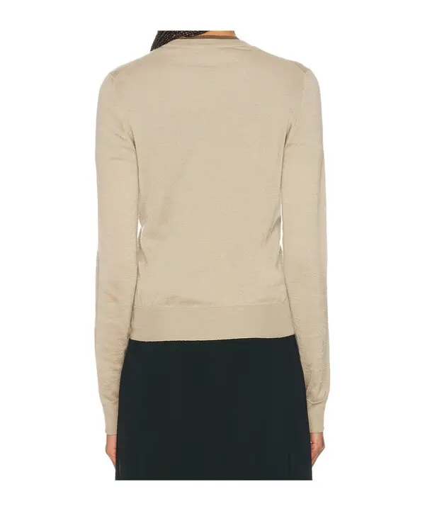 THE ROW Ondre V-neck Jumper - Nude