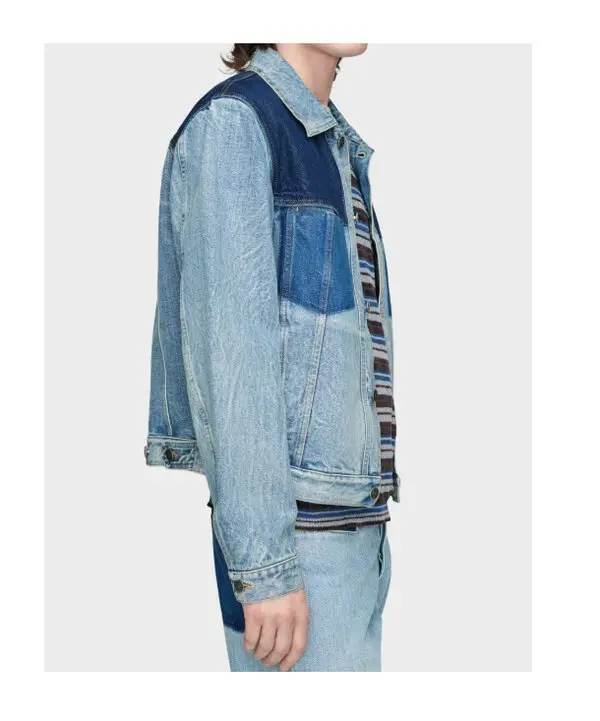 MAISON MARGIELA Patchwork Denim Trucker Jacket