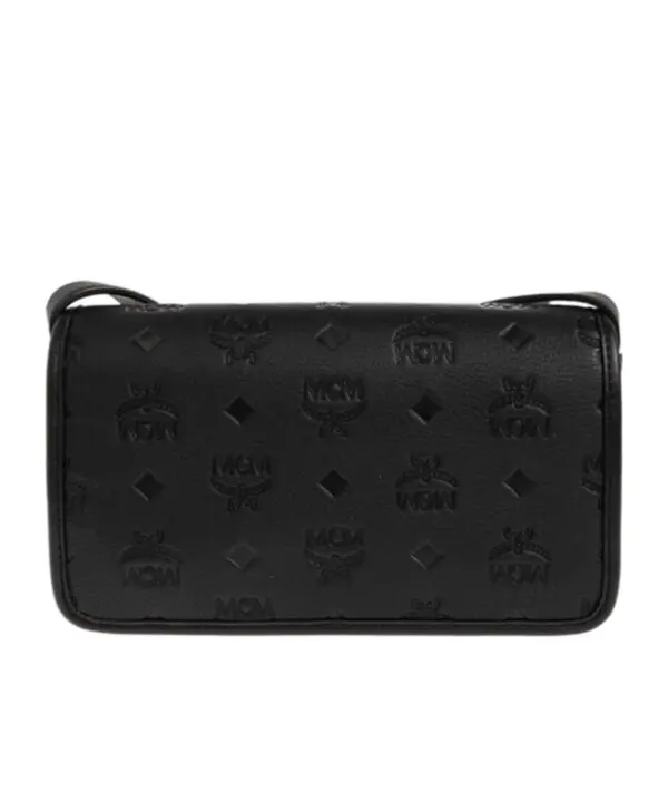 Mcm Flap Shoulder Bag With Monogram