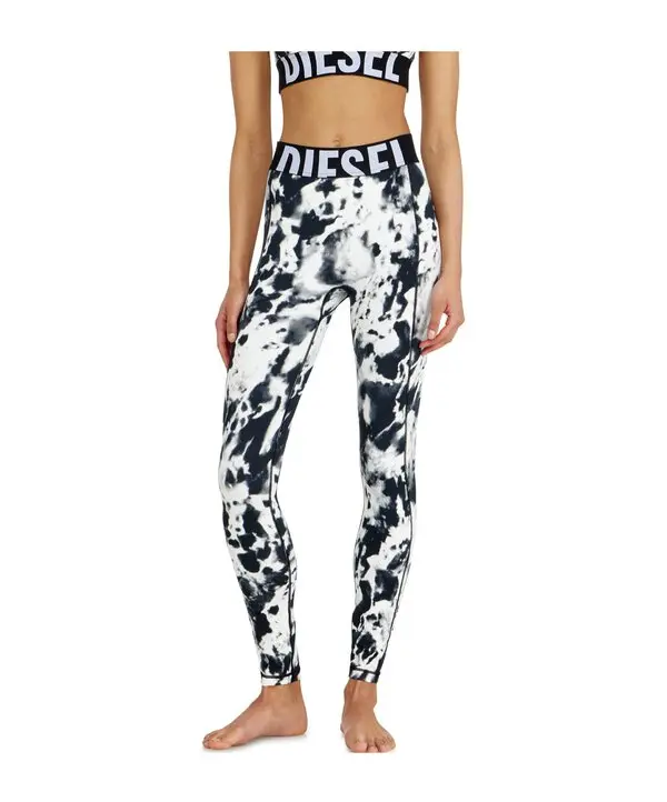 DIESEL® Abstract-pattern Leggings