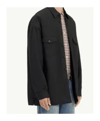 MAISON MARGIELA Reversible Wool Blend Shirt