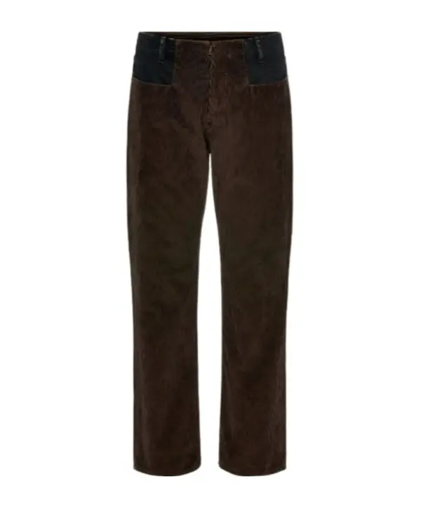 MAISON MARGIELA Straight-leg Corduroy Trousers - Tapenade