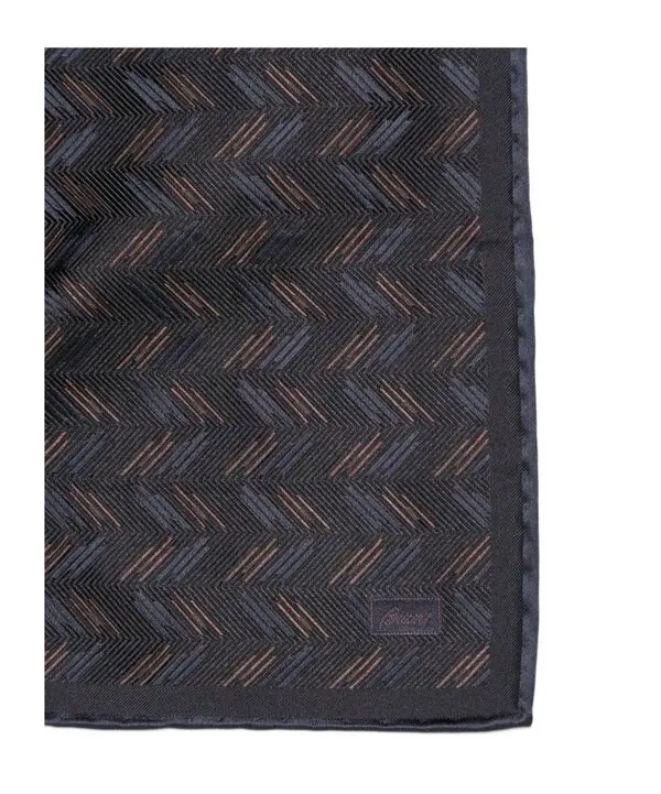 Brioni Printed Pocket Square