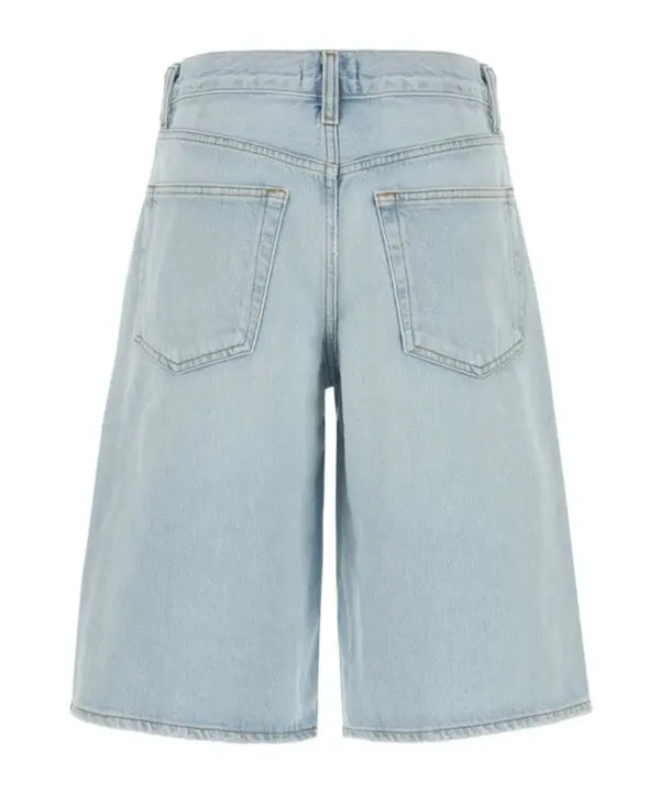AGOLDE Ramona Bermuda Jeans - Gray