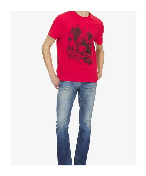 Alexander McQueen Graphic Printed T-shirt - Red