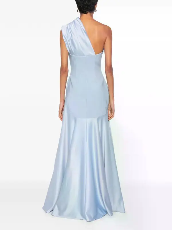 Solace London Gabriela One-shoulder Maxi Dress
