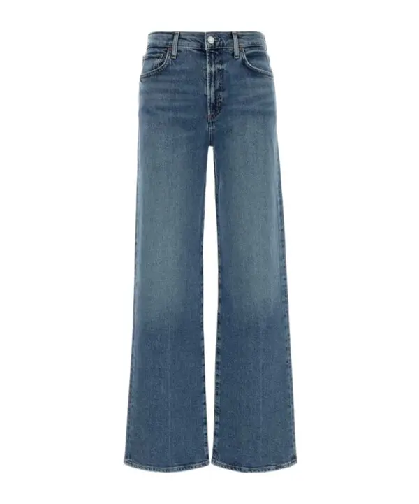 AGOLDE Harper High-rise Wide-leg Jeans - Blue