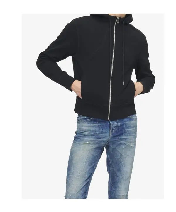 Alexander McQueen Zip Through Hooded Sweatshirt