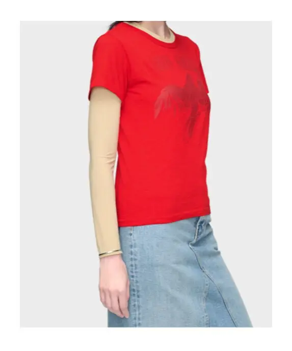 MAISON MARGIELA Cotton T-shirt With Bird Graphic