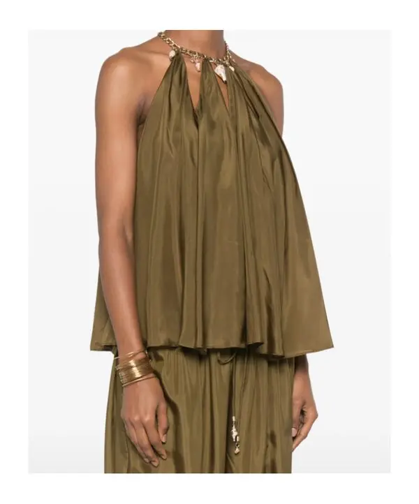 Zimmermann Mahon Embellished Halterneck Top - No