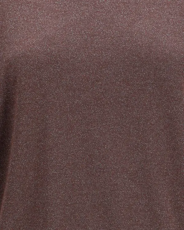 Brunello Cucinelli Short-sleeve Metallic Sweater