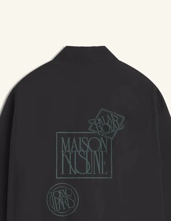 Maison Kitsuné Logo-print Buttoned Jacket