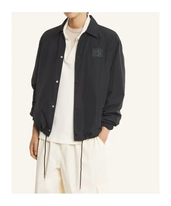 Maison Kitsuné Logo-print Buttoned Jacket