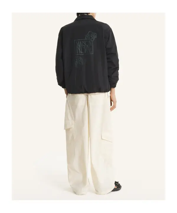Maison Kitsuné Logo-print Buttoned Jacket