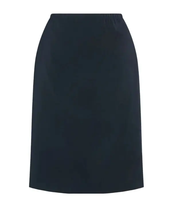 THE ROW Ivera Elasticated-waistband Midi Skirt - Black