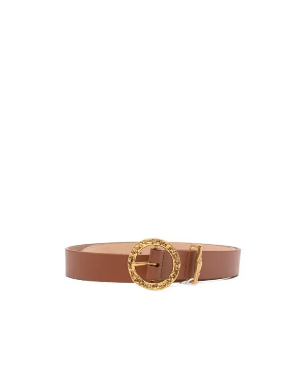 Zimmermann Round Buckle Belt - Brown