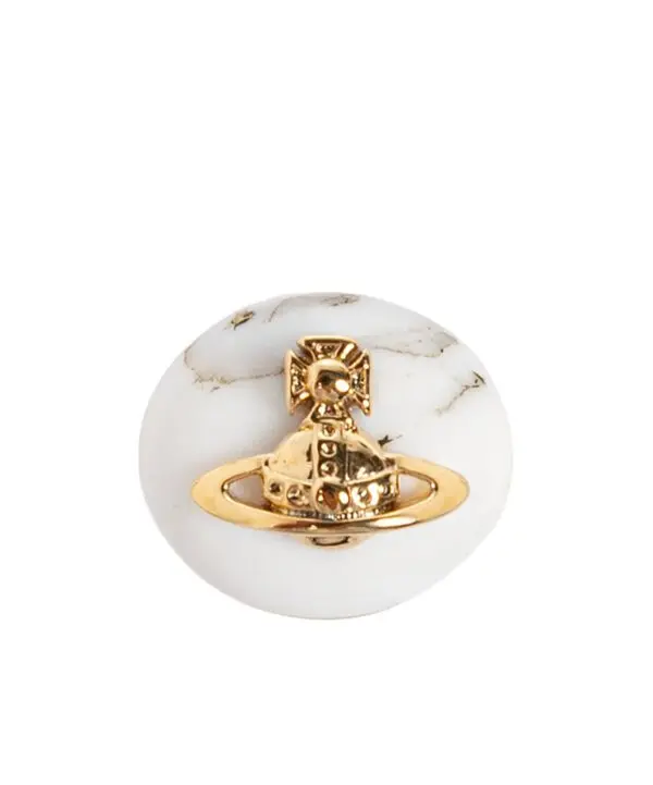 VIVIENNE WESTWOOD Maude Orb Marble-effect Earrings