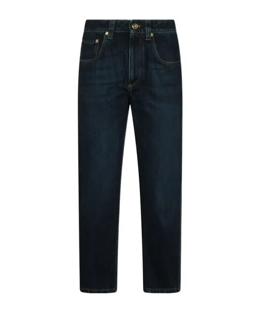 Brunello Cucinelli Straight-leg Jeans - Black