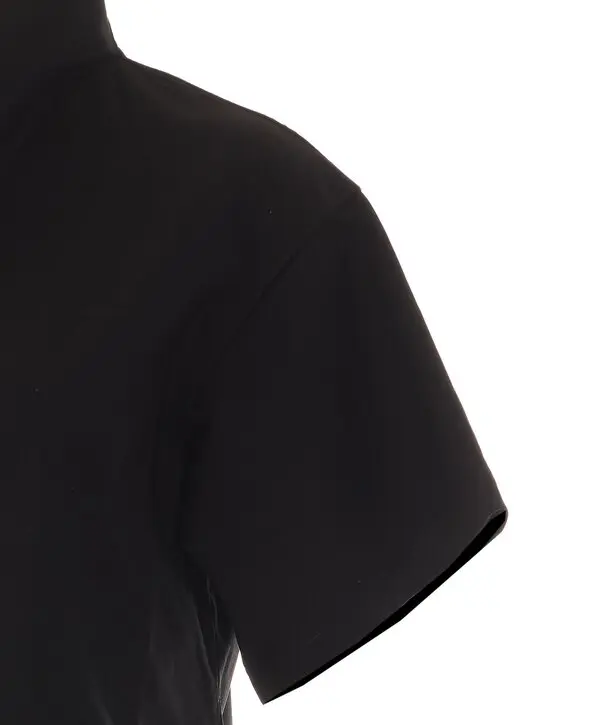 Alaïa Cotton Jersey High Neck T-shirt