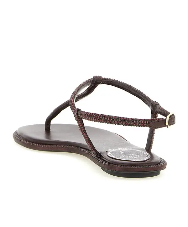 Rene Caovilla Diana Embellished Strappy Sandals - Black