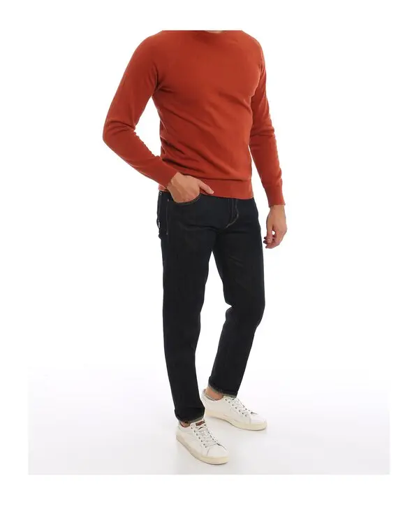 PT TORINO Straight Jeans With Contrast Stitching - Black