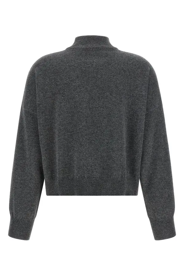 Brunello Cucinelli Sequined Turtleneck Long Sleeve Knitwear