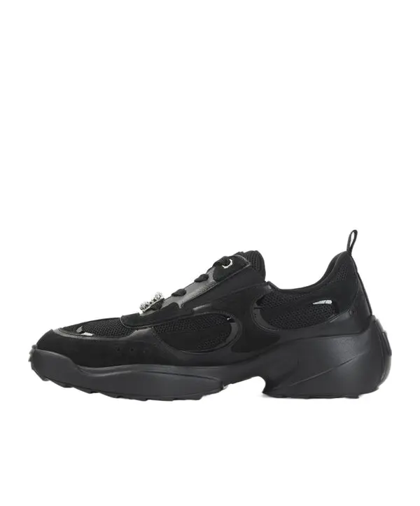 ROGER VIVIER Embellished Lace-up Sneakers