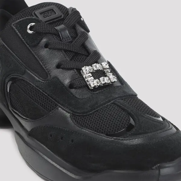 ROGER VIVIER Embellished Lace-up Sneakers