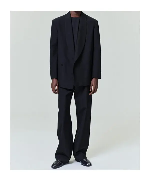 Fear Of God Double-breasted Shawl Collar Belted Wool Blazer