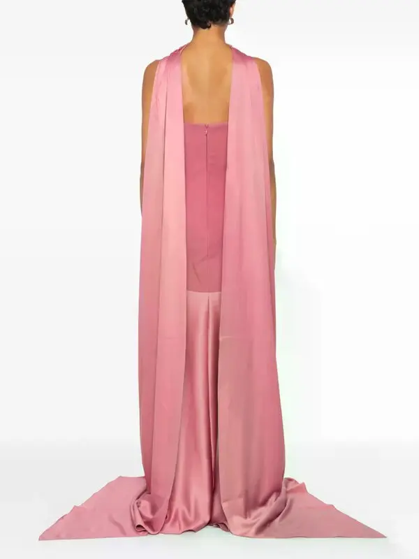 Solace London Mae Strapless Maxi Dress - Pink